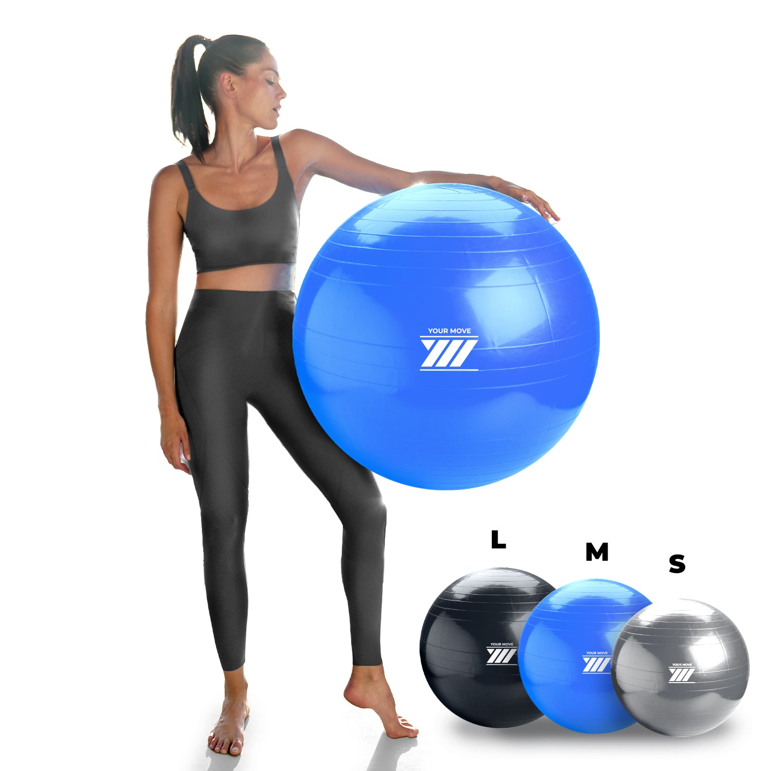 Palla da fitness diametro 65 cm – YourMove